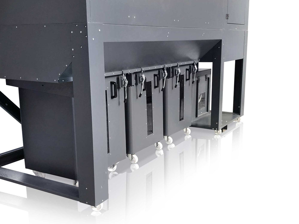 STK10000 ENCLOSED FINE DUST EXTRACTOR 11kw WITH 3 BINS – iTECH Machinery