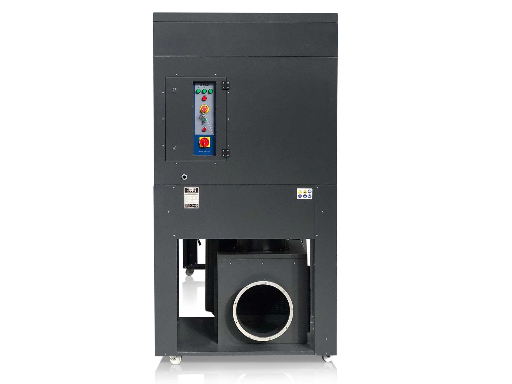 STK10000 ENCLOSED FINE DUST EXTRACTOR 11kw WITH 3 BINS – iTECH Machinery