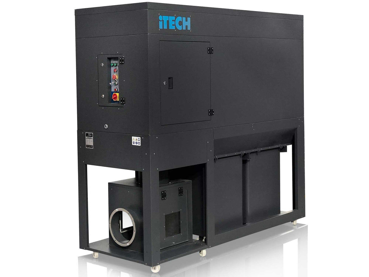 STK5000 ENCLOSED FINE DUST EXTRACTOR 5.5KW WITH 2 BINS – iTECH Machinery
