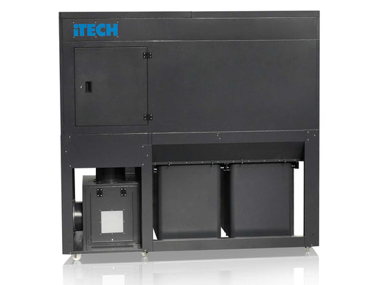 STK5000 ENCLOSED FINE DUST EXTRACTOR 5.5KW WITH 2 BINS – iTECH Machinery