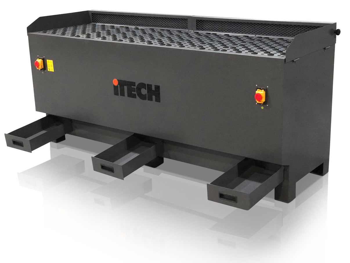 iTECH Down Draft Dust Extraction Table 2200mm 1ph – iTECH Machinery